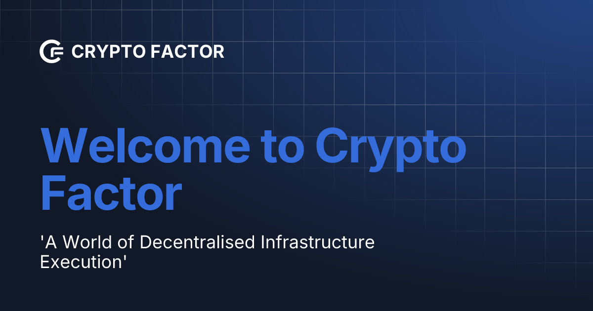 Welcome to Crypto Factor | CRYPTO FACTOR